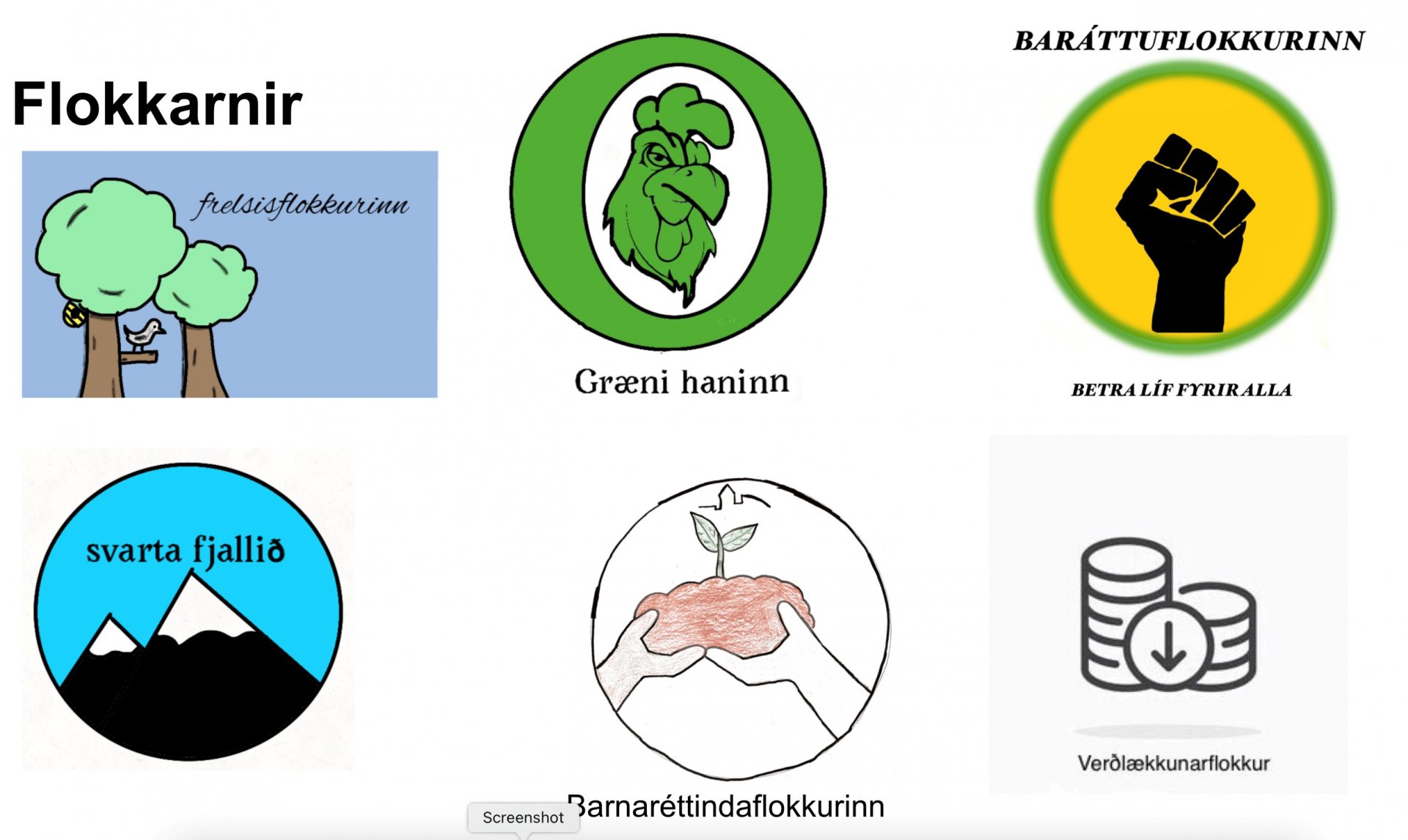 Kosningar í 7. bekk | Giljaskóli